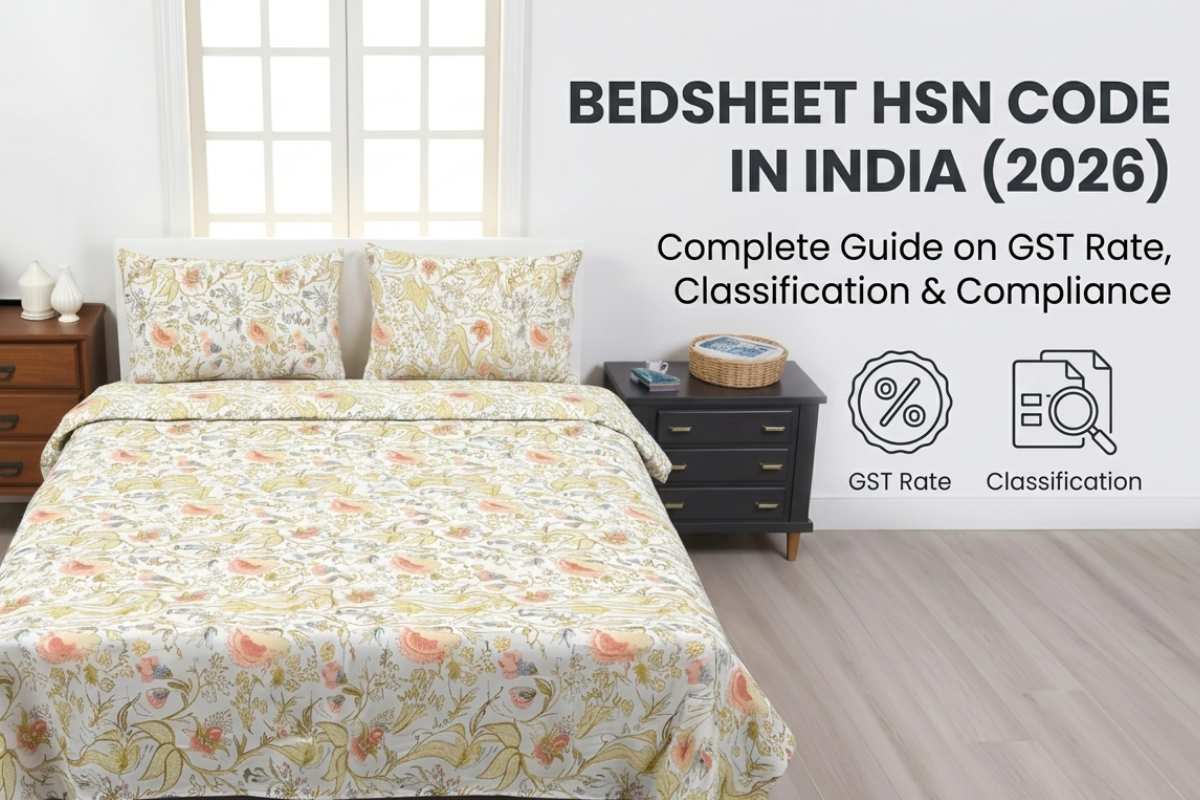 Bedsheet HSN Code Guide for Textile Products in India – SAJAVAT HOME